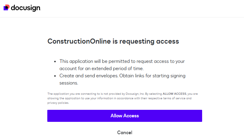 Integrate with Docusign™