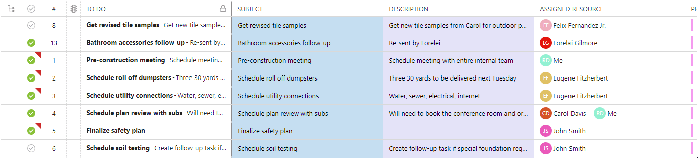 Set Column Colors in List and Group By Views
