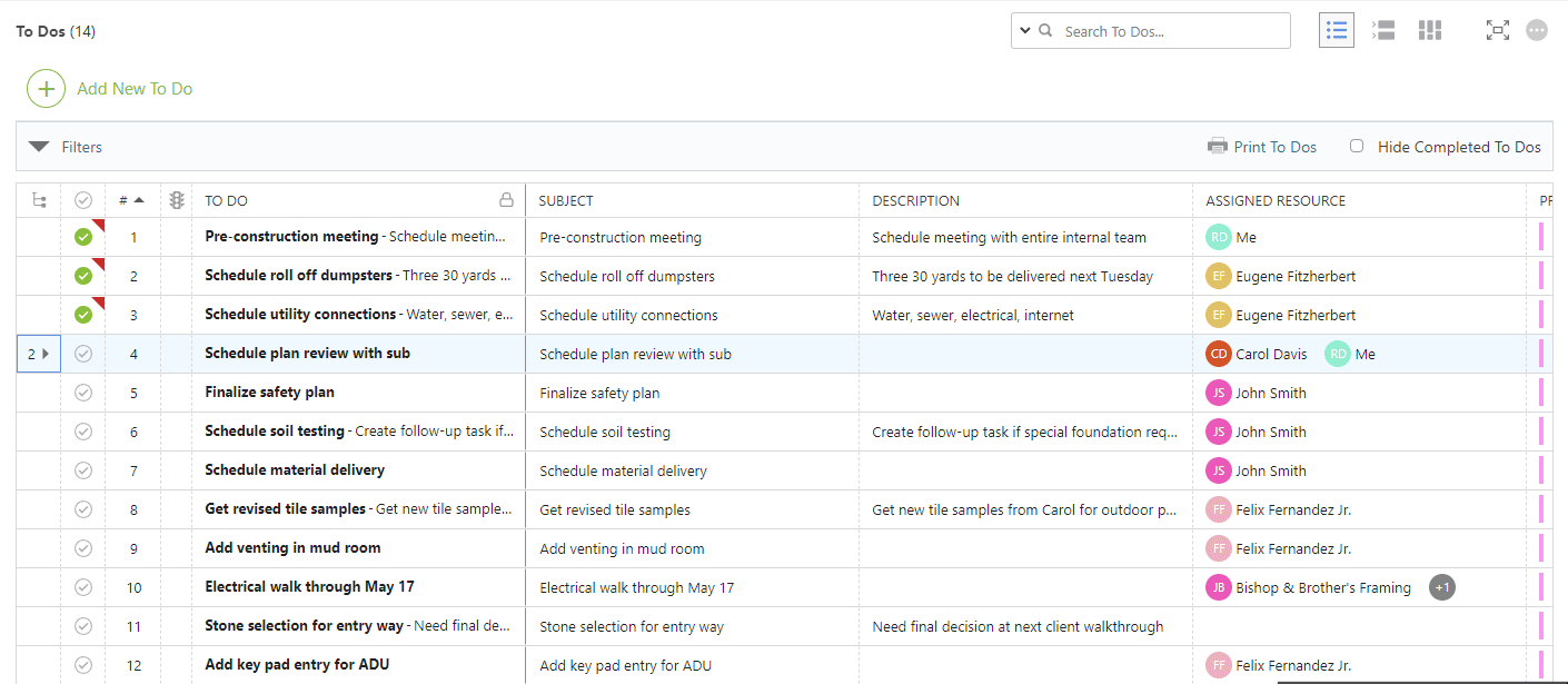 Convert a Subtask into a To Do