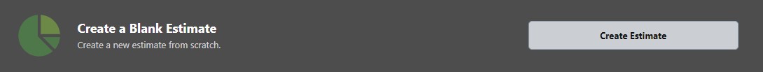 Create a Blank Estimate