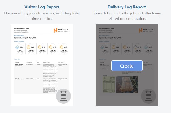 Create a Delivery Log Report