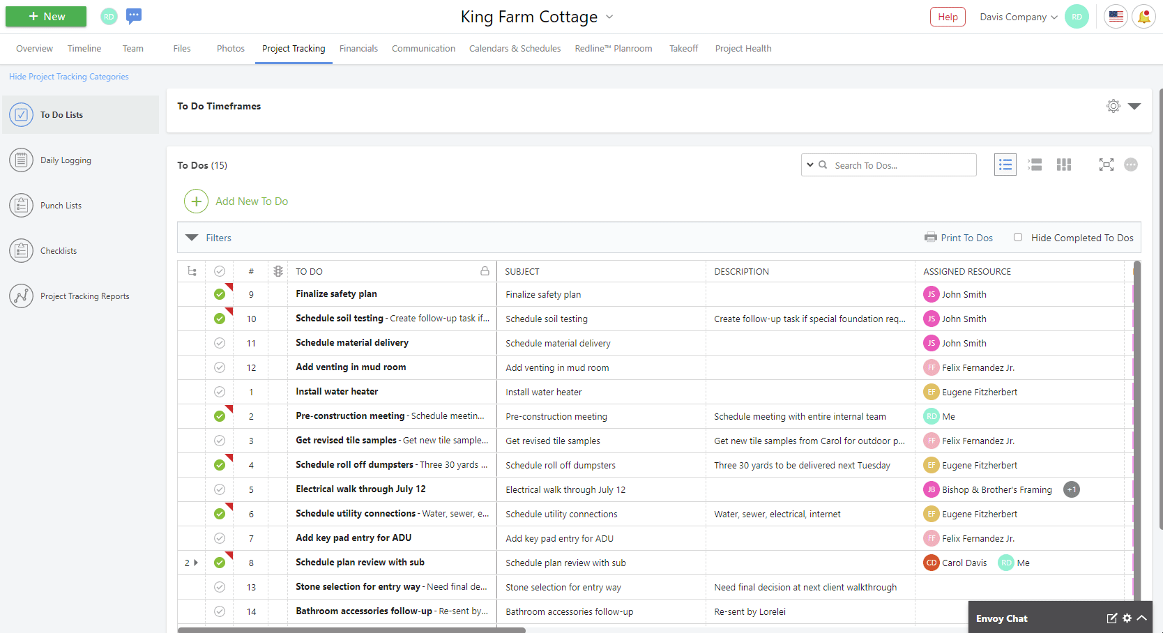 Manage To Do Reminders
