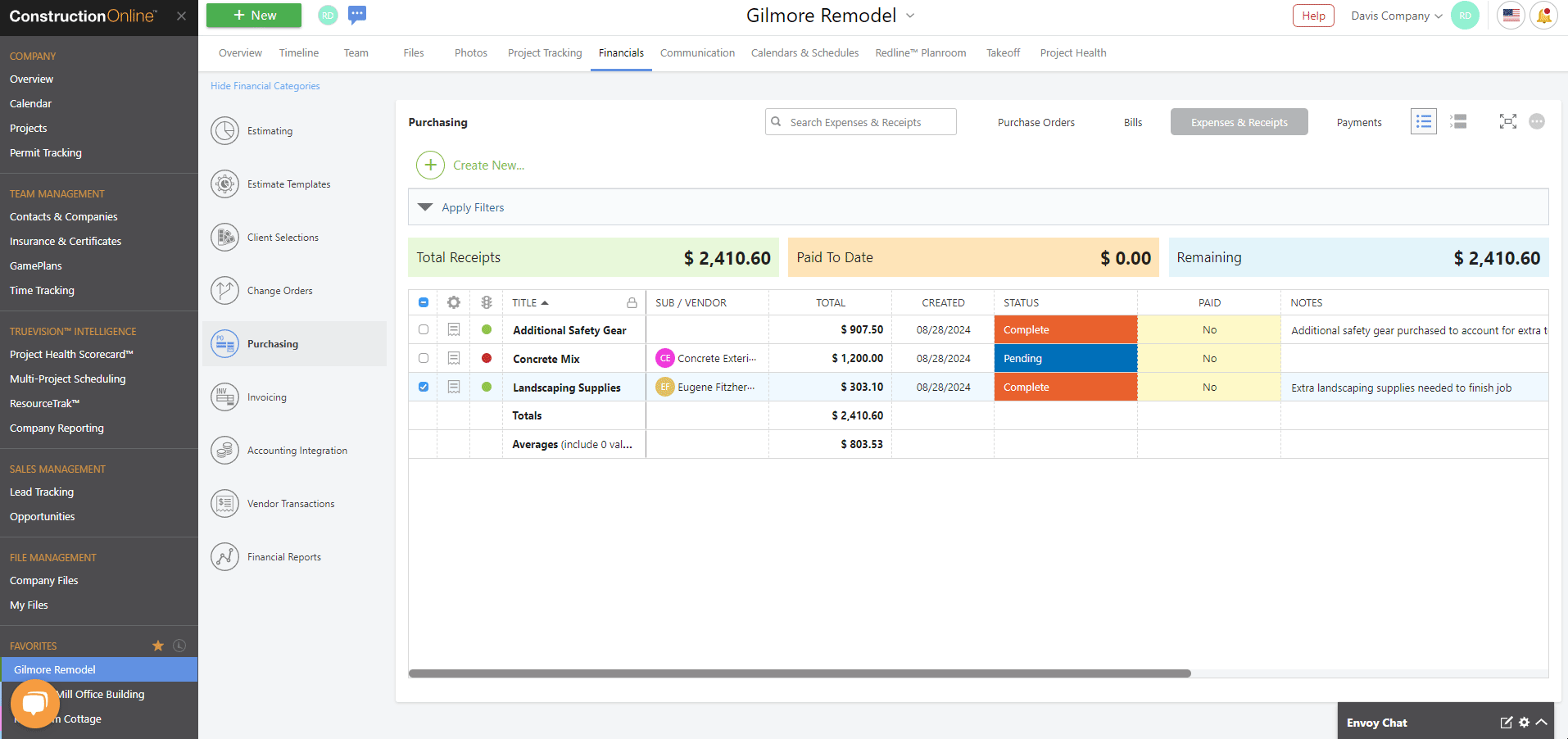Create a Receipt from an Image