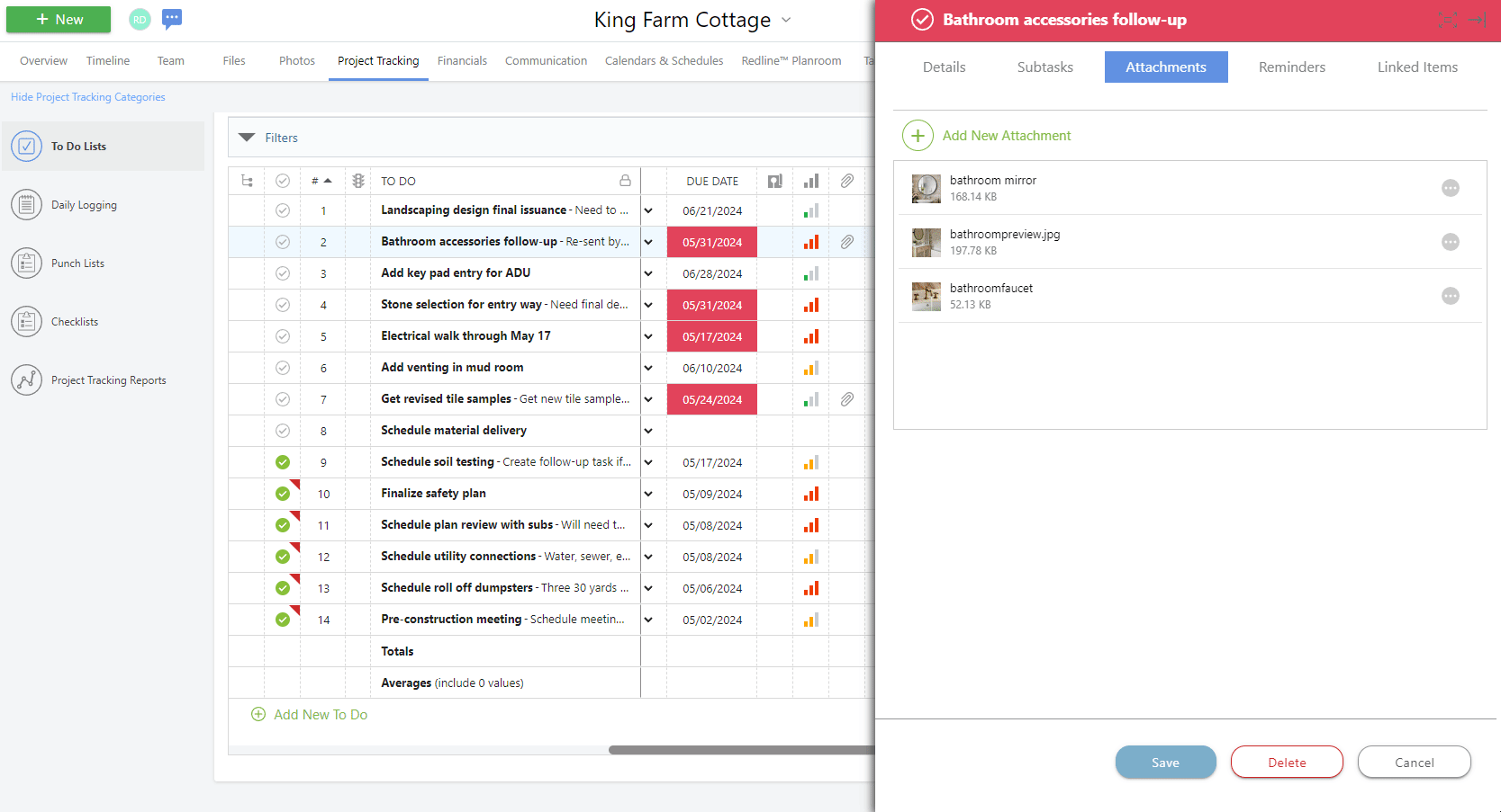 Manage To Do Attachments