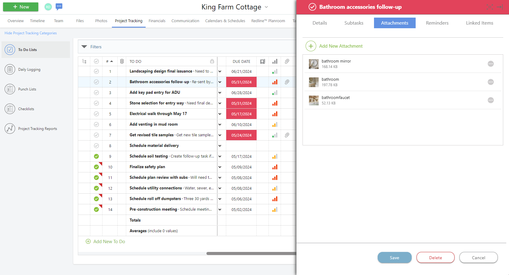 Manage To Do Attachments
