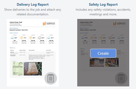 Create a Safety Log Report