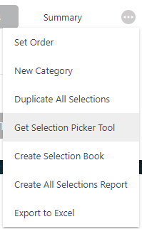 Install the Selection QuickPick Add-On